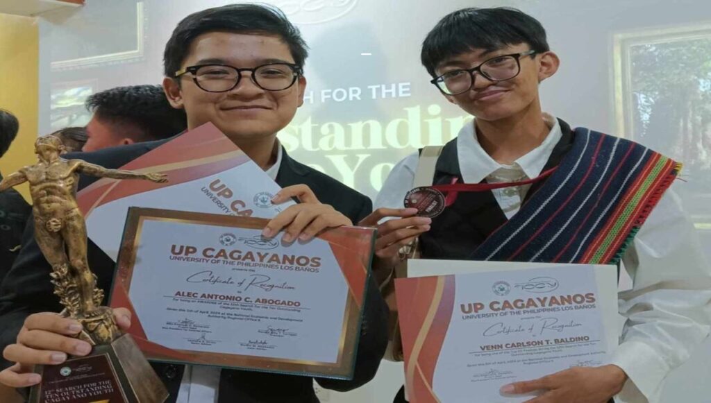 JUNIOR HS STUDENTS ENLISTED AS OUTSTANDING CAGAYANO YOUTHS