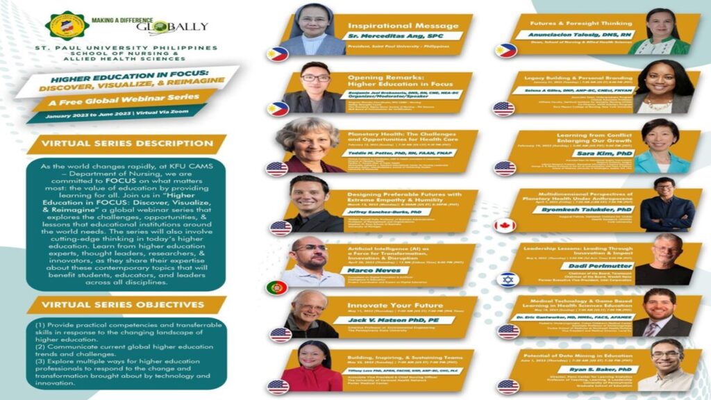 SPUP FEATURES GLOBAL WEBINAR SERIES ON HIGHER EDUCATION