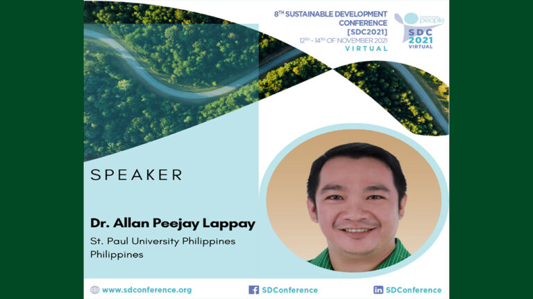 SPUP ADVOCACY DIRECTOR PRESENTS SDG-13 RESEARCH IN INTERNATIONAL CONFERENCE